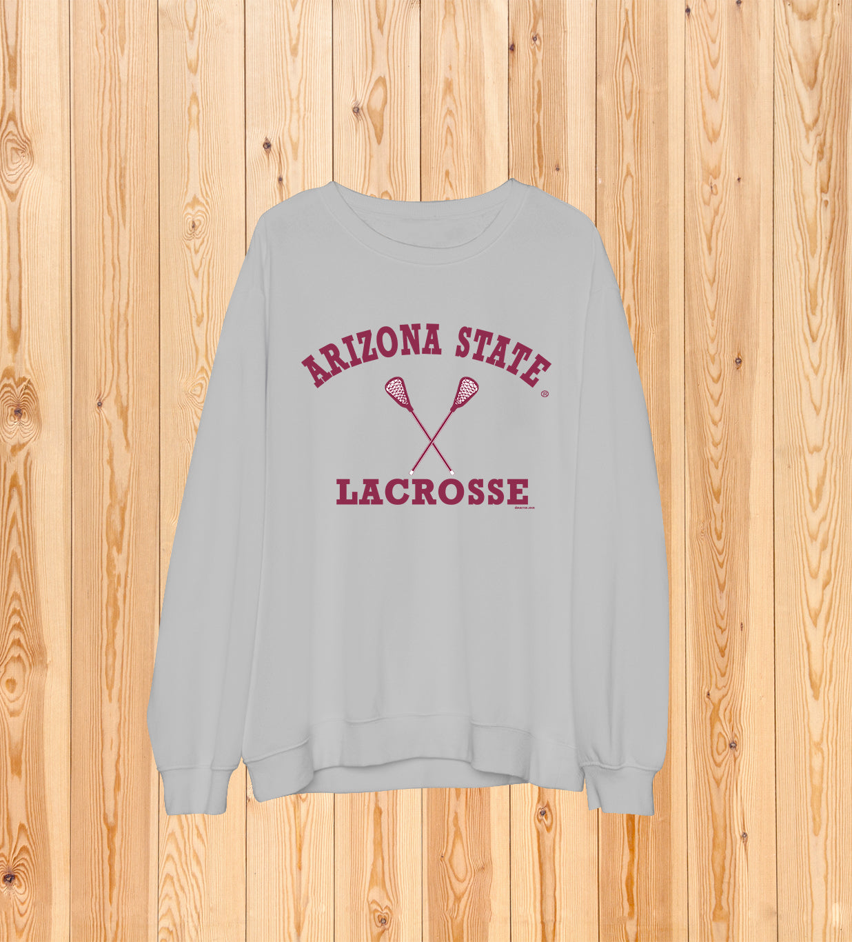 Adult ASU - Lacrosse Crew Neck | Kactus Jock – KactusJock