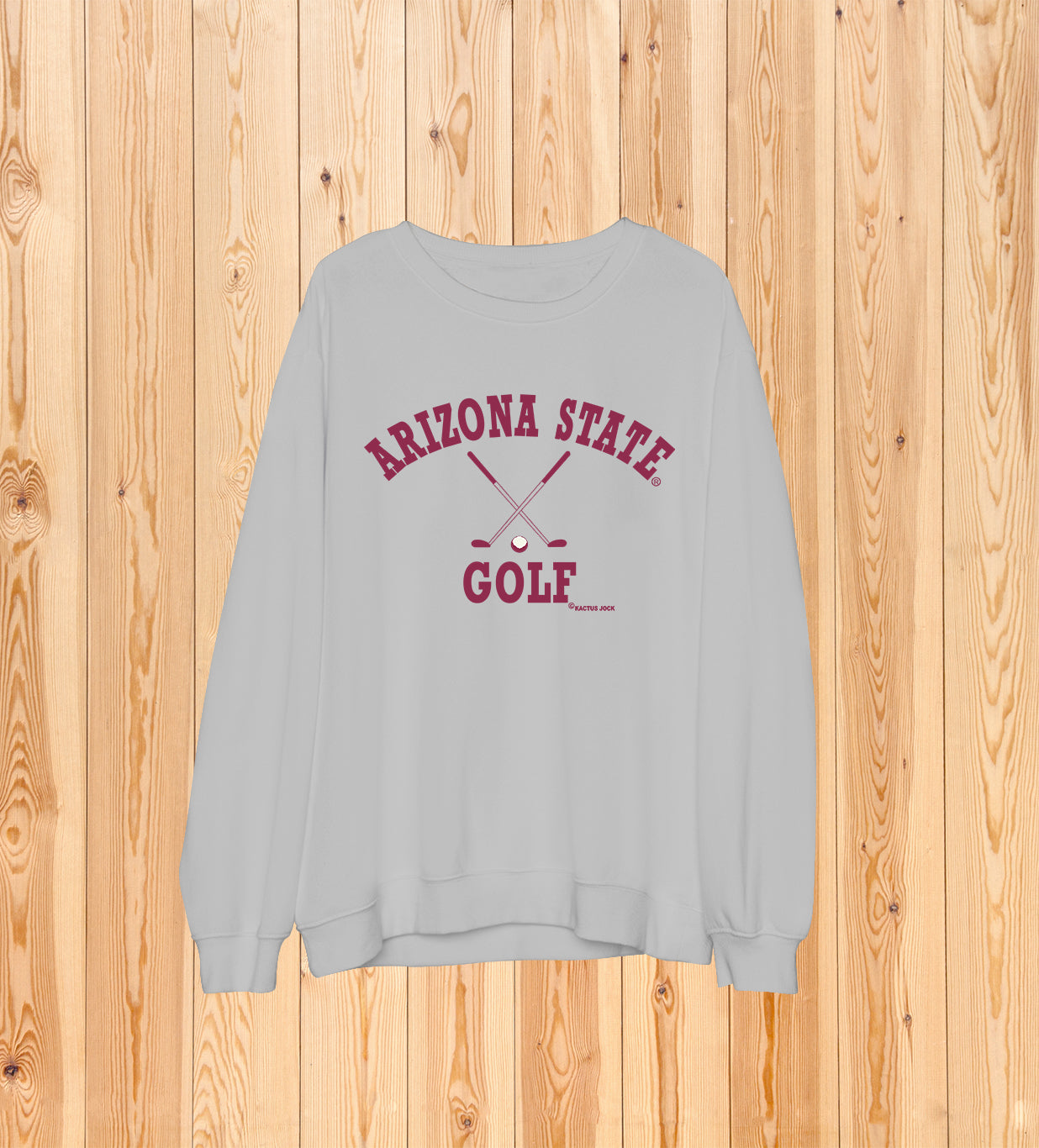 Adult ASU - Golf Crew Neck | Kactus Jock – KactusJock